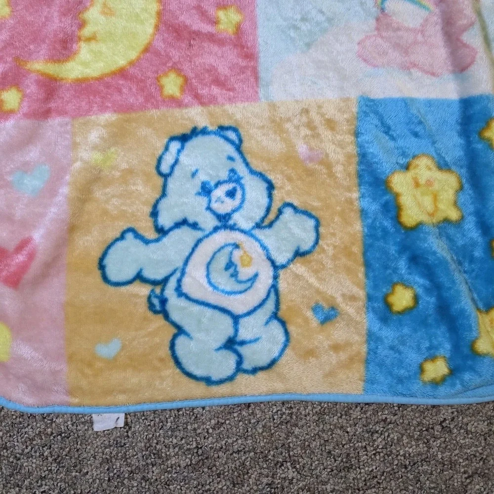 Care Bears | Bedding | Vintage Care Bears Plush Baby Blanket Lux Crib ...